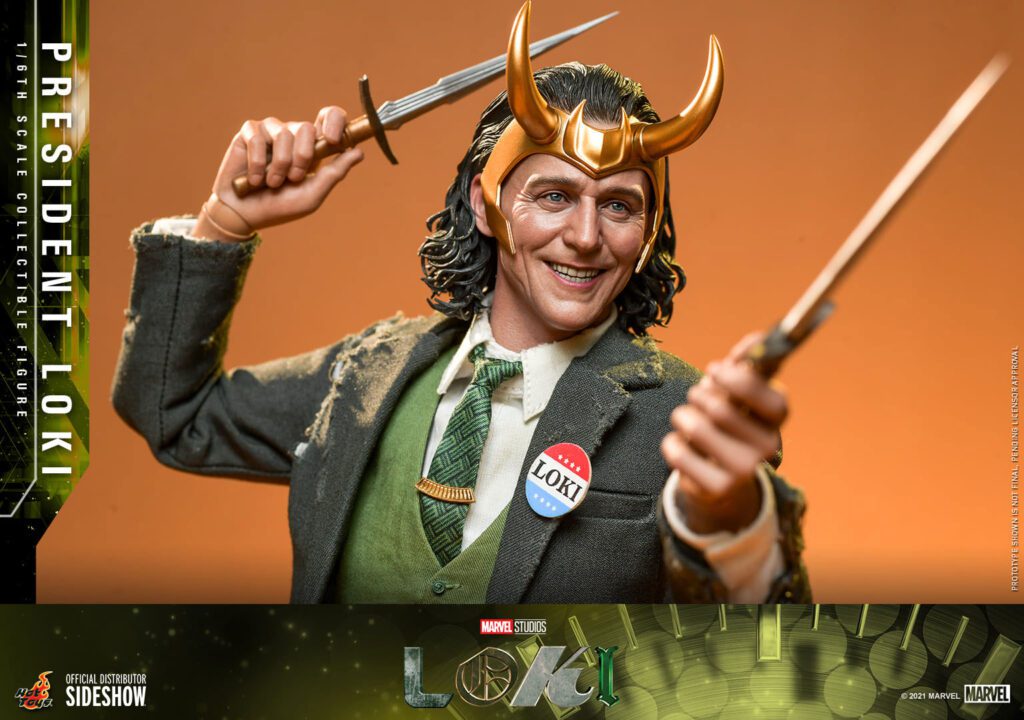 HOT TOYS 12″ MARVEL STUDIOS PRESIDENT LOKI SIXTH SCALE FIGURE | Bad ...